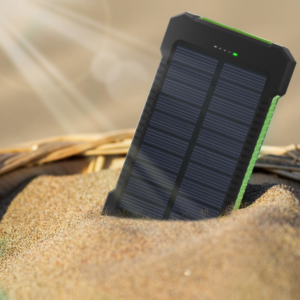 Dual USB 20000mAh Solar Power Bank – thisgamershop