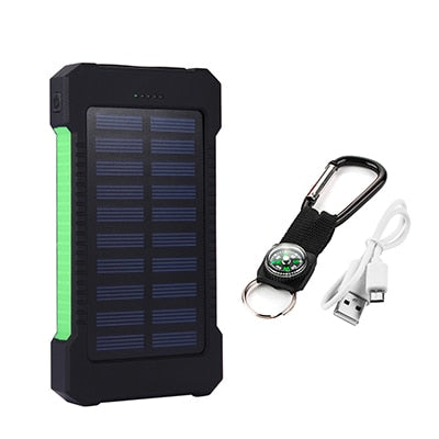 Dual USB 20000mAh Solar Power Bank – thisgamershop